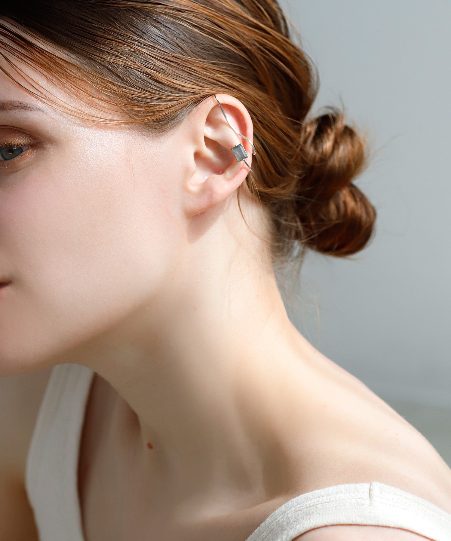 Solide Cuff [Gemstone] (dg270366e) | mimi33 ONLINE STORE